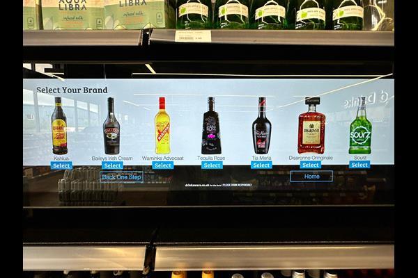 Asda trials Diageo digital spirits screens at Express stores | The Grocer